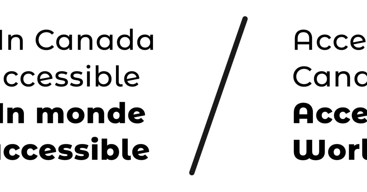 Accessible Canada: Accessible World | Code for Canada