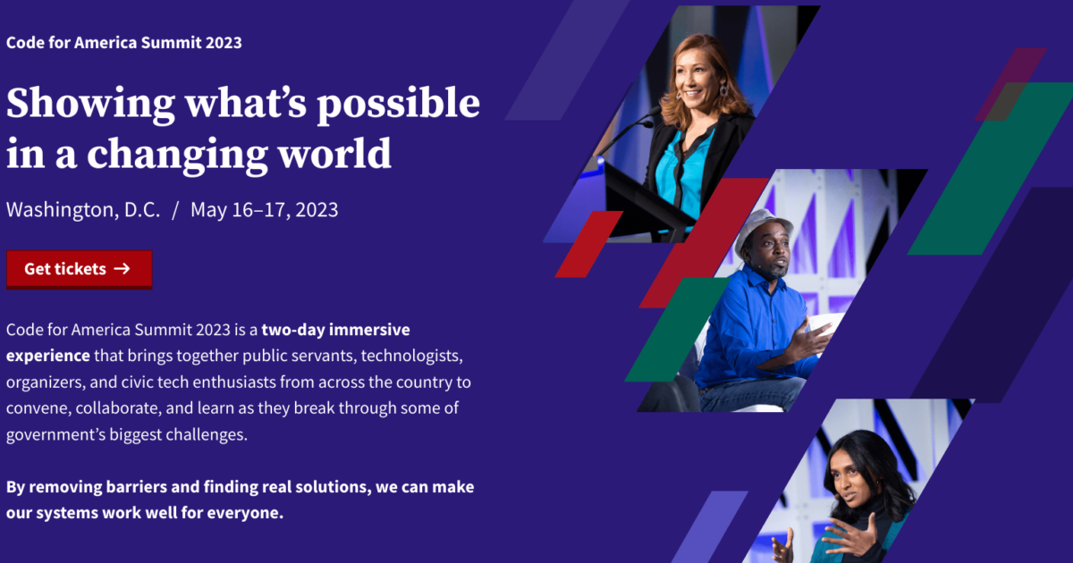 Code for America: Summit 2023 | Code for Canada